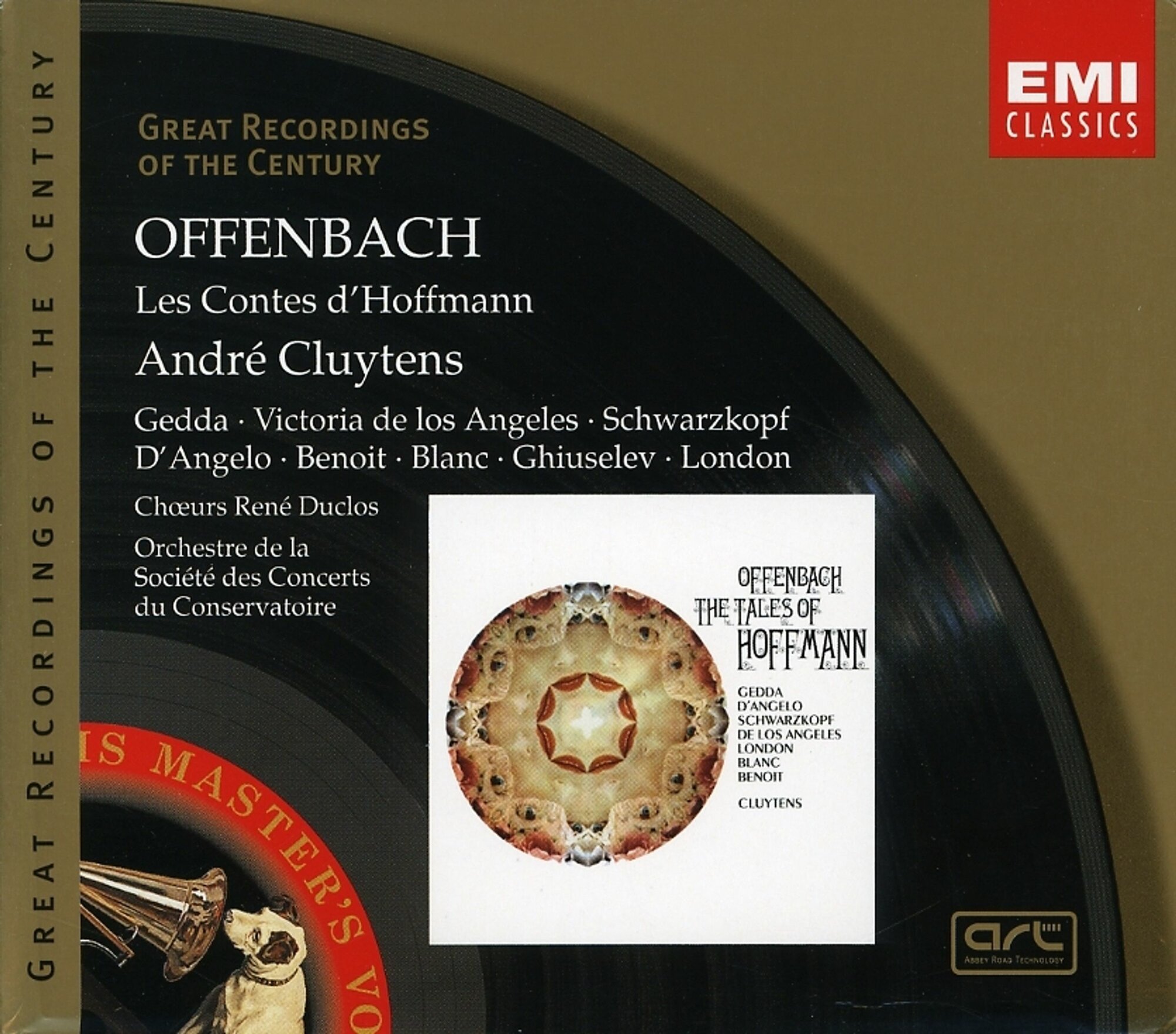 Компакт-диск Offenbach - Contes d'Hoffmann (I) - Gedda, Schwarzkopf, Angeles (2 CD)