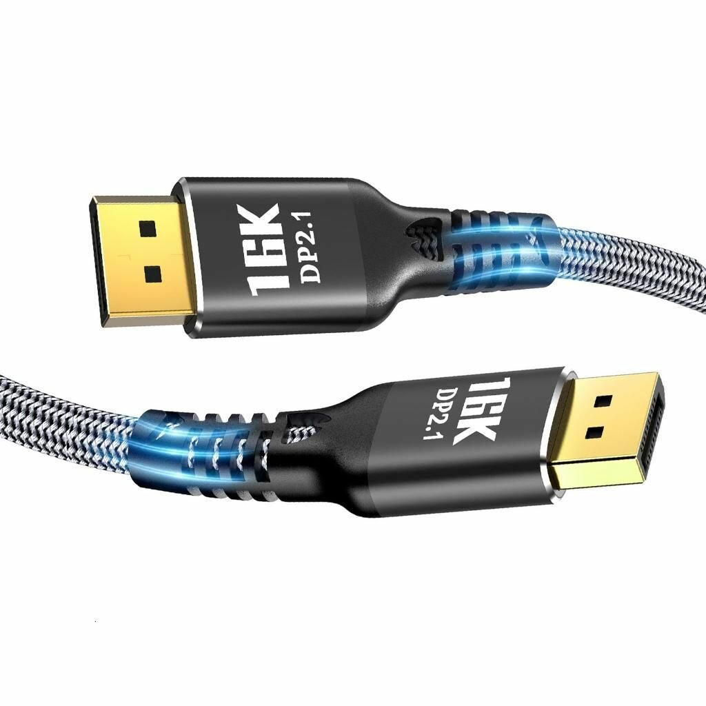 Игровой опыт с кабелем DP2.1 DisplayPort 2.1 16K@30Hz 10K@60Hz, 5m