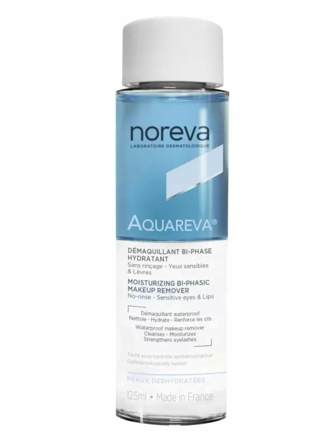 Норева акварева Двухфазный лосьон для снятия макияжа, 125 мл | NOREVA Aquareva