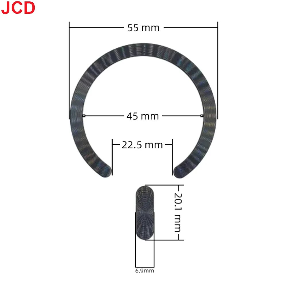 Магнитное кольцо JCD, black, 5pcs, 55x45x22.5x20.1 мм