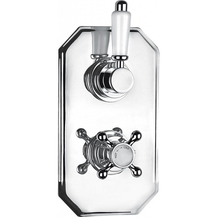 BOHEMIA-VDIM-T-01-Bi Встраиваемый термостатический смеситель для душа с 2-х позиционным переключателем