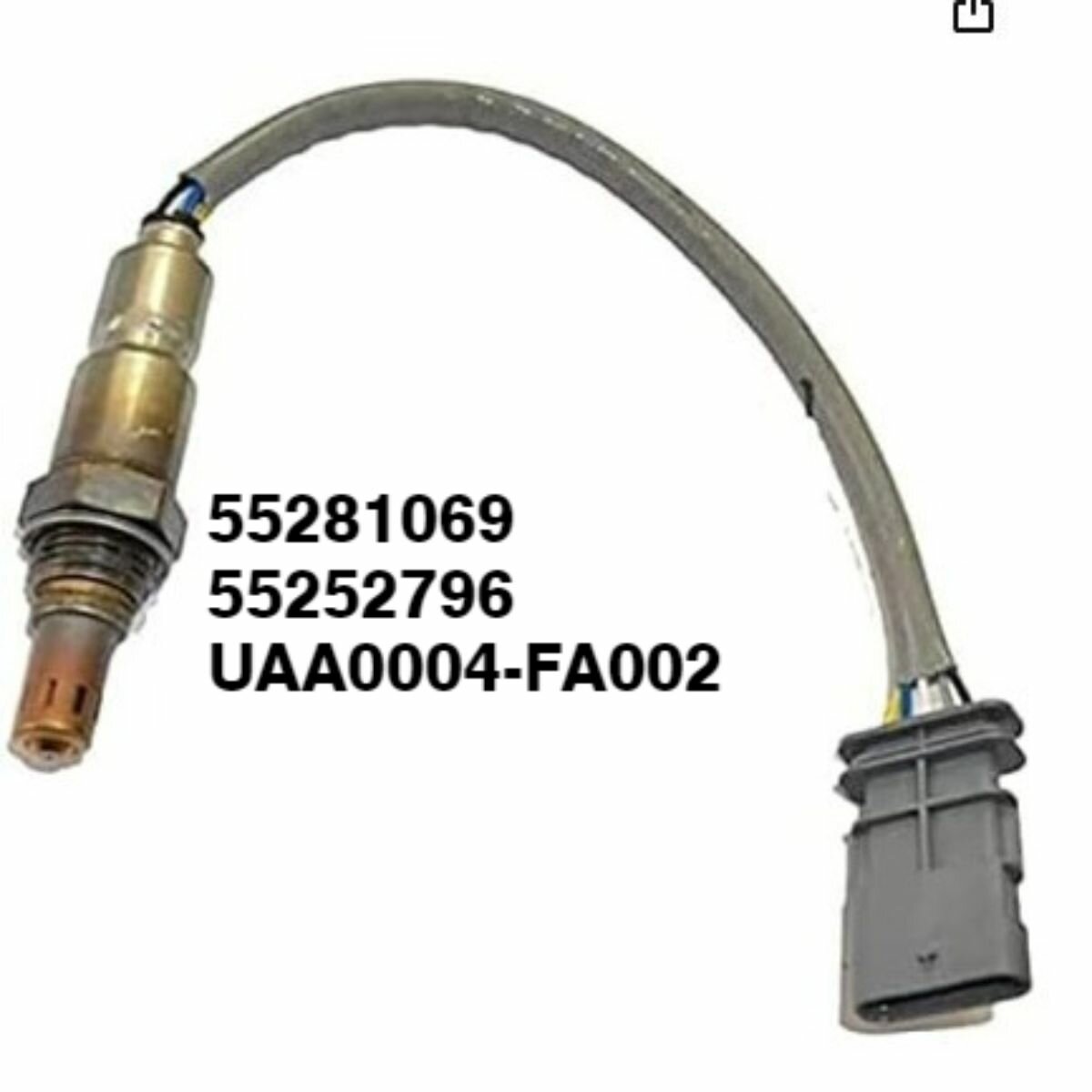 Подходит для кислородного датчика Fiat Opel 55281069, 55252796; UAA0004-FA002