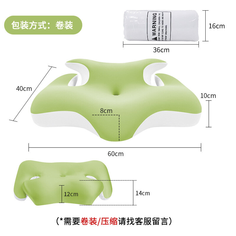 Подушка для поддержки шеи Amazon, память формы, запатентованная, высокая, не сминающаяся, поддержка шеи, медленное восстановление, пена с эффектом памяти, подушка для сна