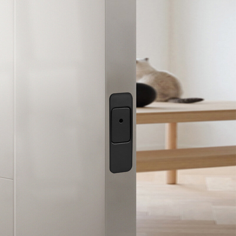 Невидимый магнитный замок для деревянной двери, входная дверь, скрытый замок, двойная дверь, дверь для родителей и детей, бесшумный автоматический дверной болт, складная дверь