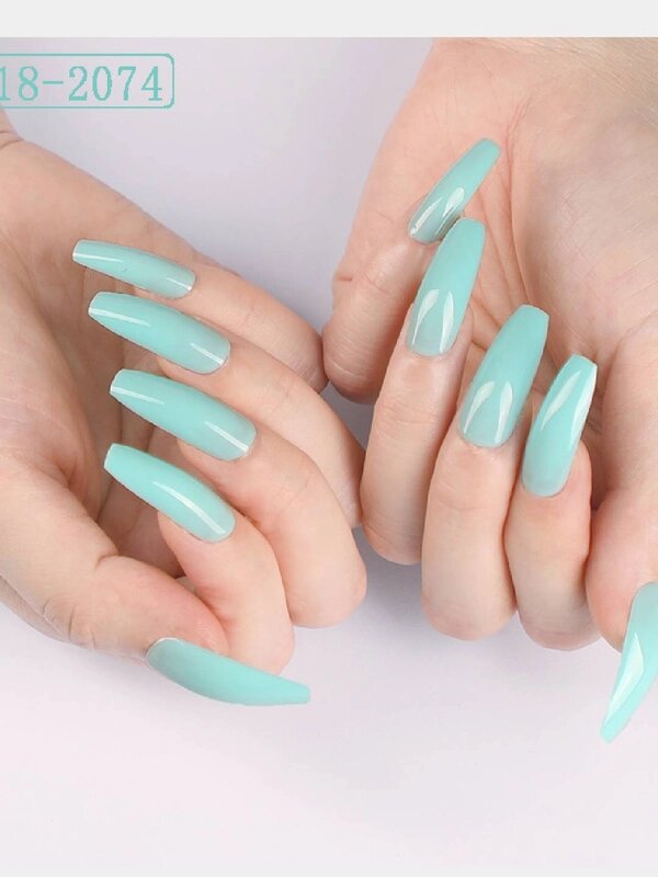 Накладные ногти длинные Балерина