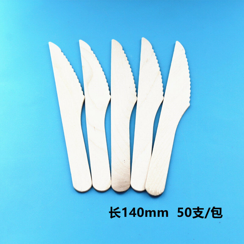 Одноразовые ложки, одноразовые деревянные вилки, деревянные ложки, деревянные ножи, набор из 50 деревянных ложек, кофейные палочки, десертные ложки