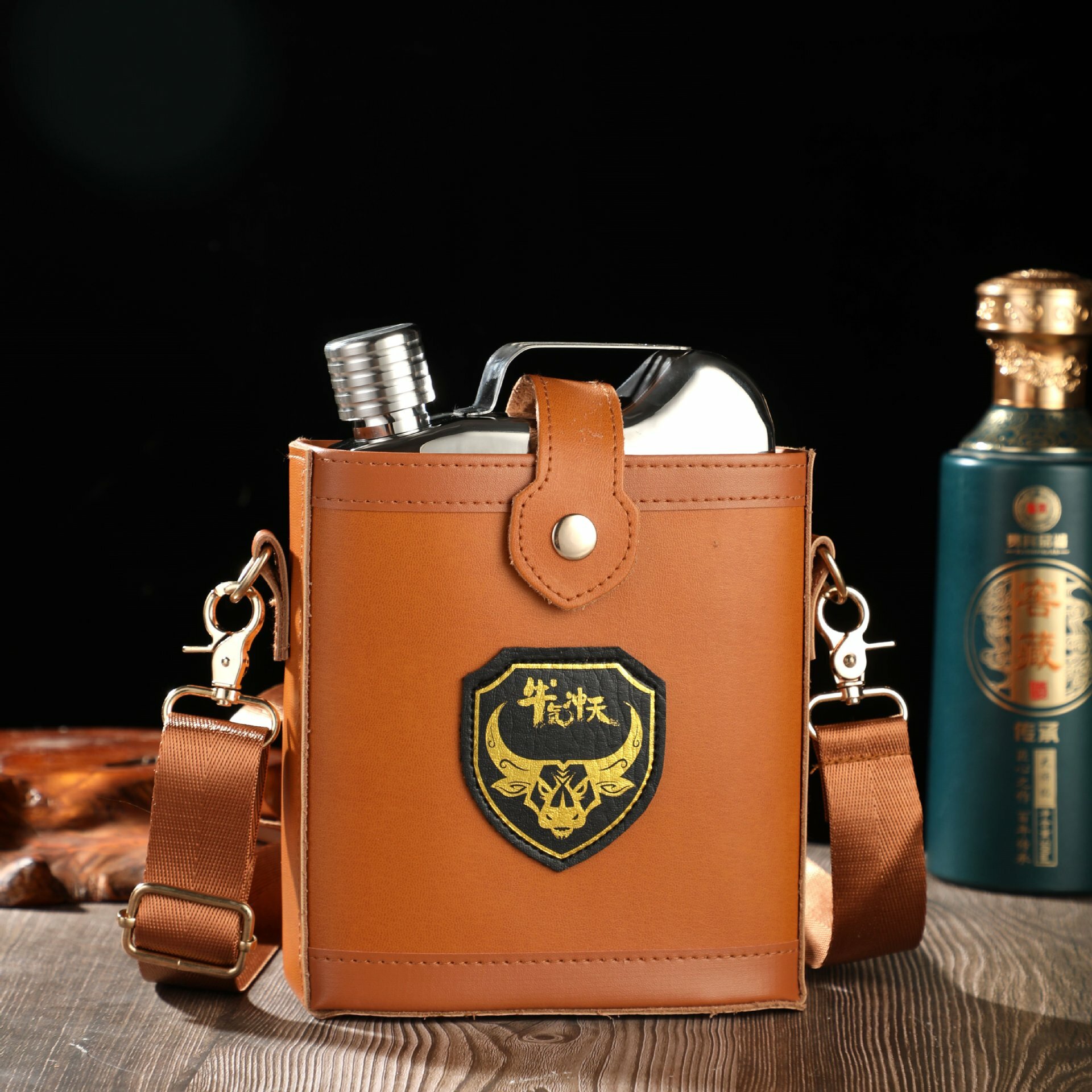 Утолщенный немецкий высококачественный портативный винный фляга из нержавеющей стали 316 304, 3 джина, 2.5kg 3.5kg винный бочонок, русский винный набор