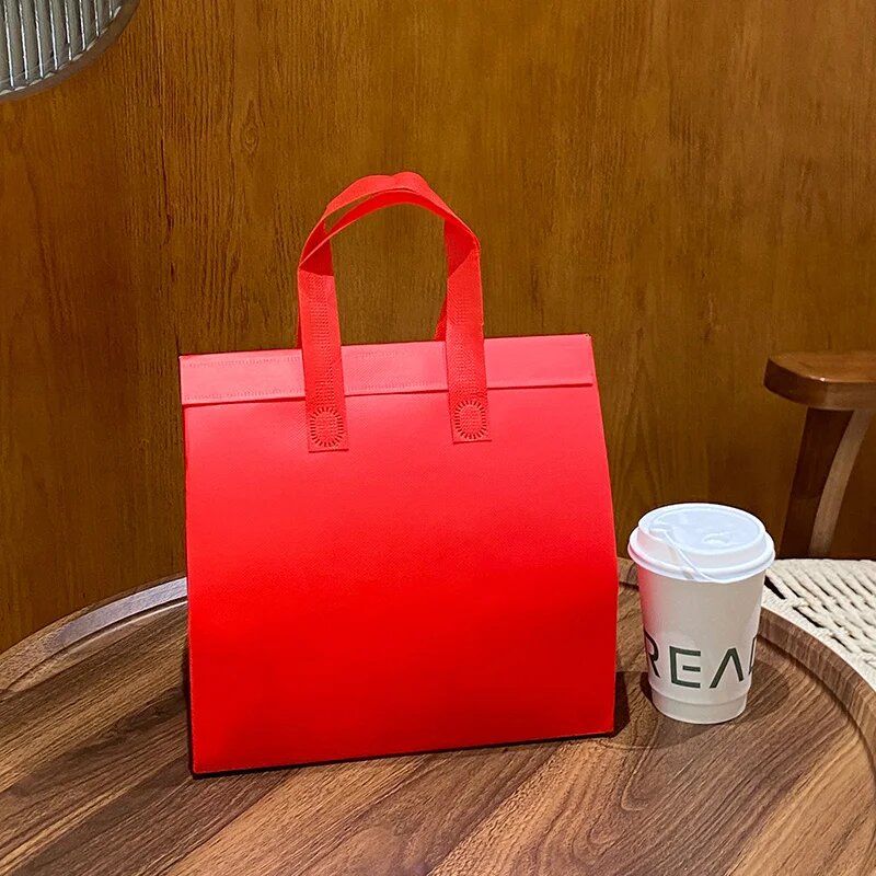 Красная термосумка 35x30x26см StoBag