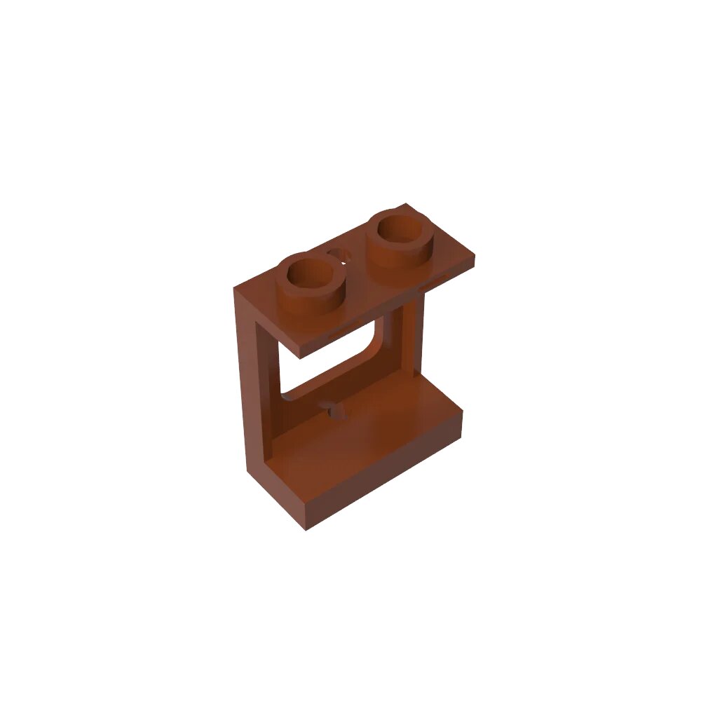 Конструктор Gobricks Коричневый 1x2x2