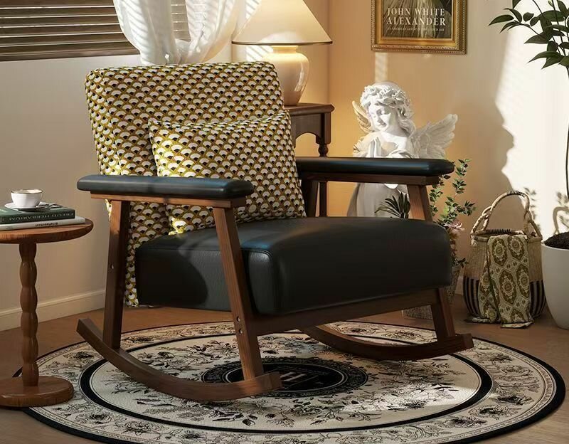 Раскладное кресло-качалка в американском стиле