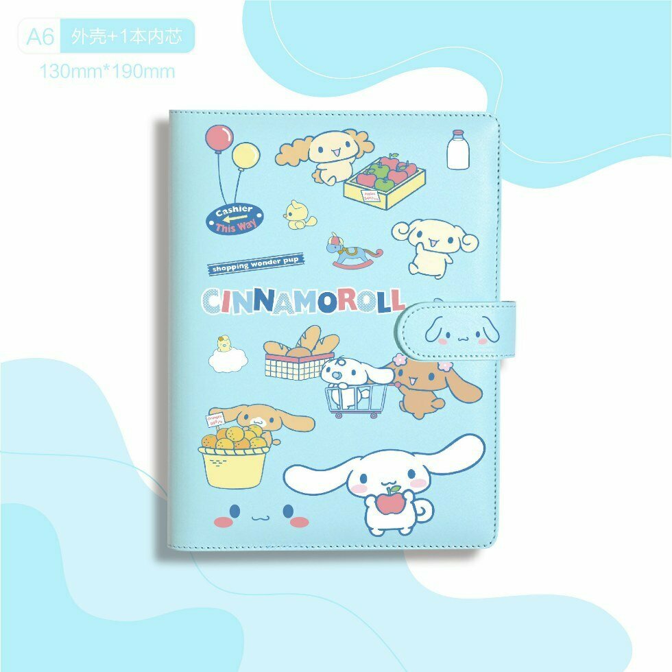 Блокнот Sanrio Kuromi Cinnamoroll, мультяшный, милый дневник для девочек, высококачественный стиль Ins, Pochacco