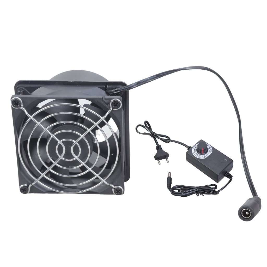 Канальный вентилятор европейского стандарта 8 см с 1 каналом обычной воздуходувки 12 В