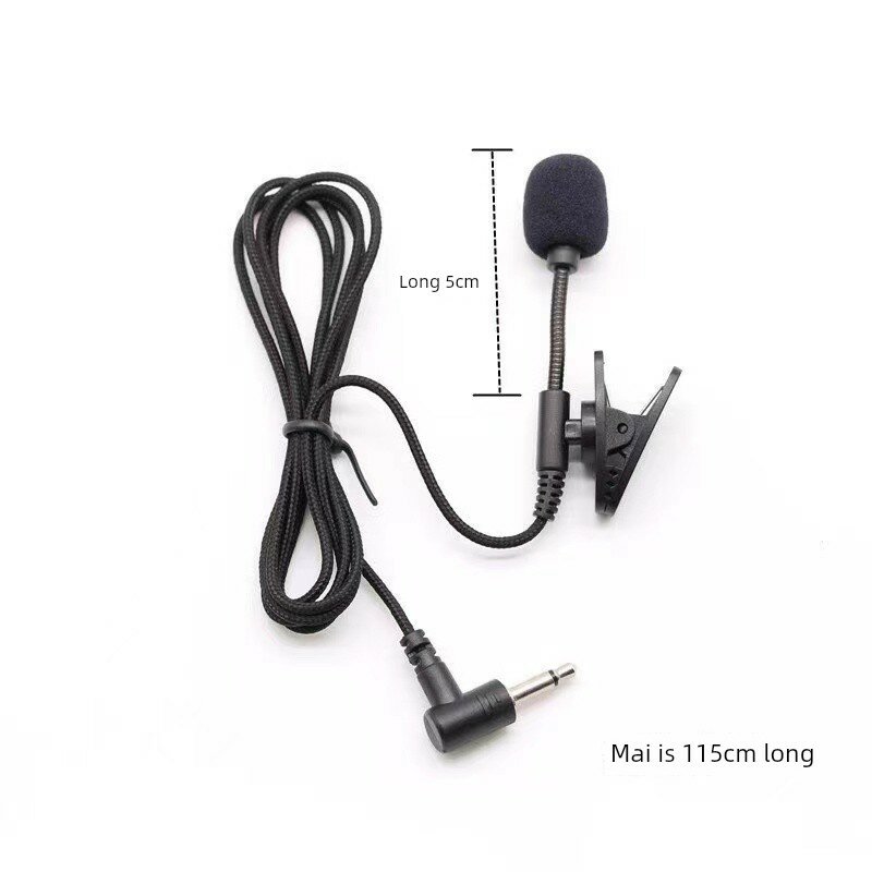 Микрофон с удлиненным зажимом для воротника, усилитель Weiguan Little Bee, нагрудный микрофон, универсальная гарнитура