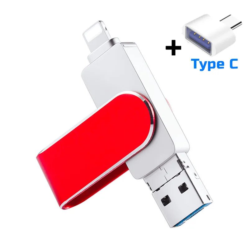 OLEVO USB Flash Drive For iPhone 32 ГБ, Red BTC