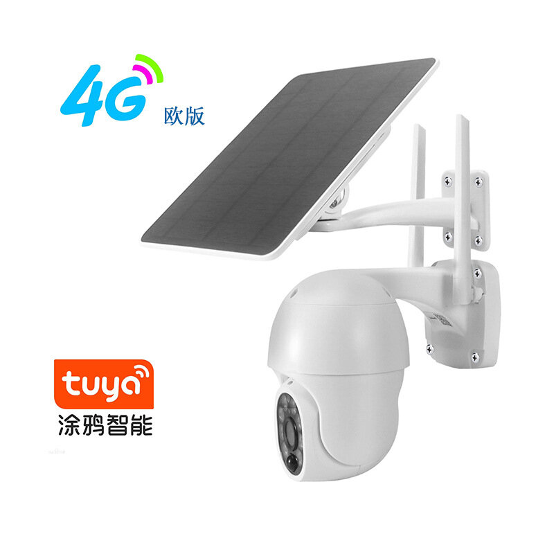 TuYa 4G наружная водонепроницаемая камера наблюдения 1080P для Европы с 1-летним тарифным планом