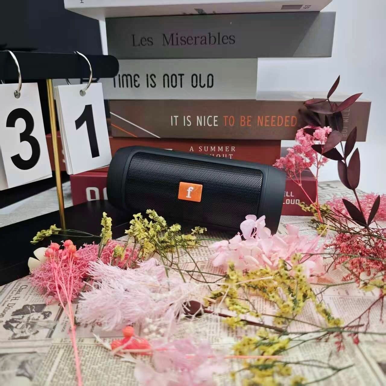 Беспроводной акустический система с высоким качеством звука, мощным басом, двойными колонками портативная для улицы и дома, с громким звучанием, для настольного использования