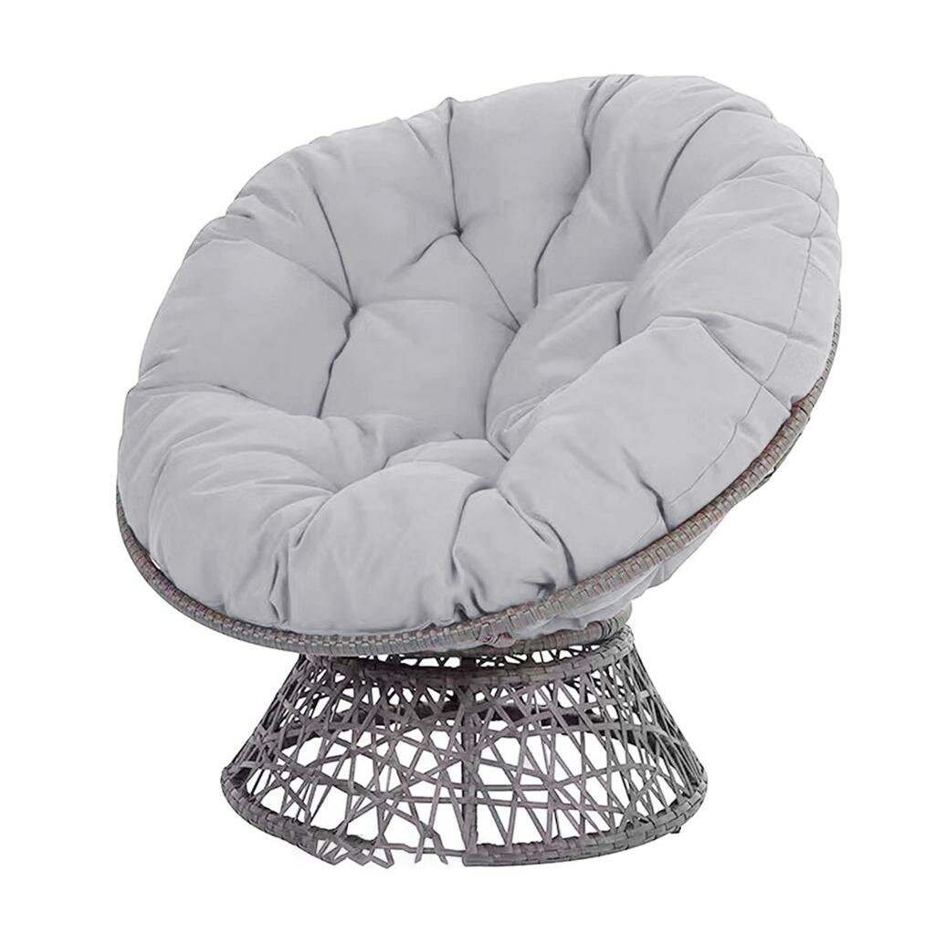Кресло-гамак с подушками в форме гнезда, Светло-серый
