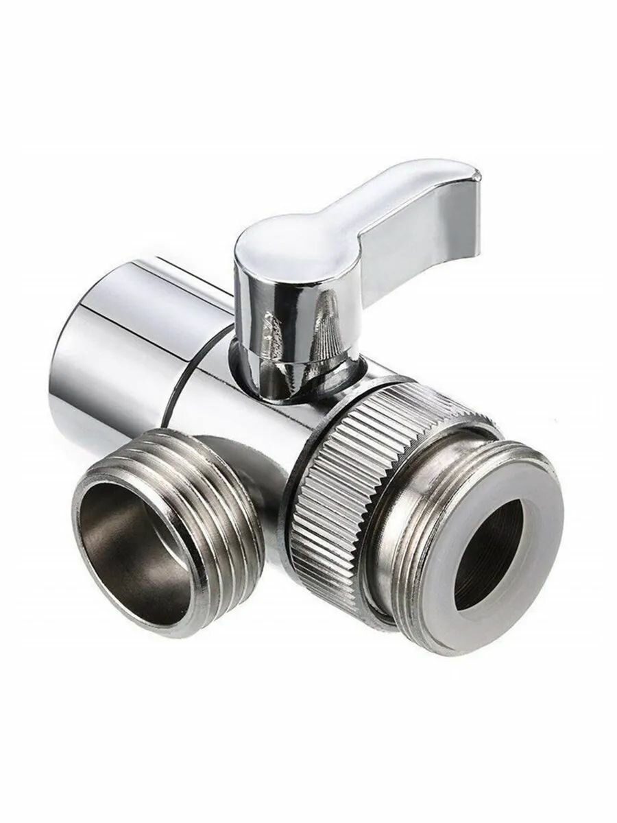 3-ходовой тройник для раковины, вентиль для душа/кухни