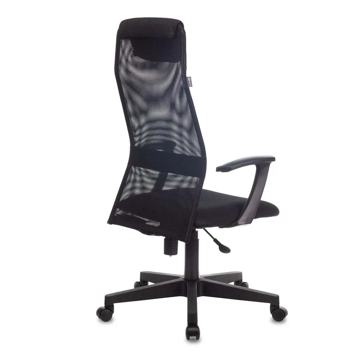 Кресло офисное Бюрократ KB-8 на колесиках, сетка/ткань, черный
