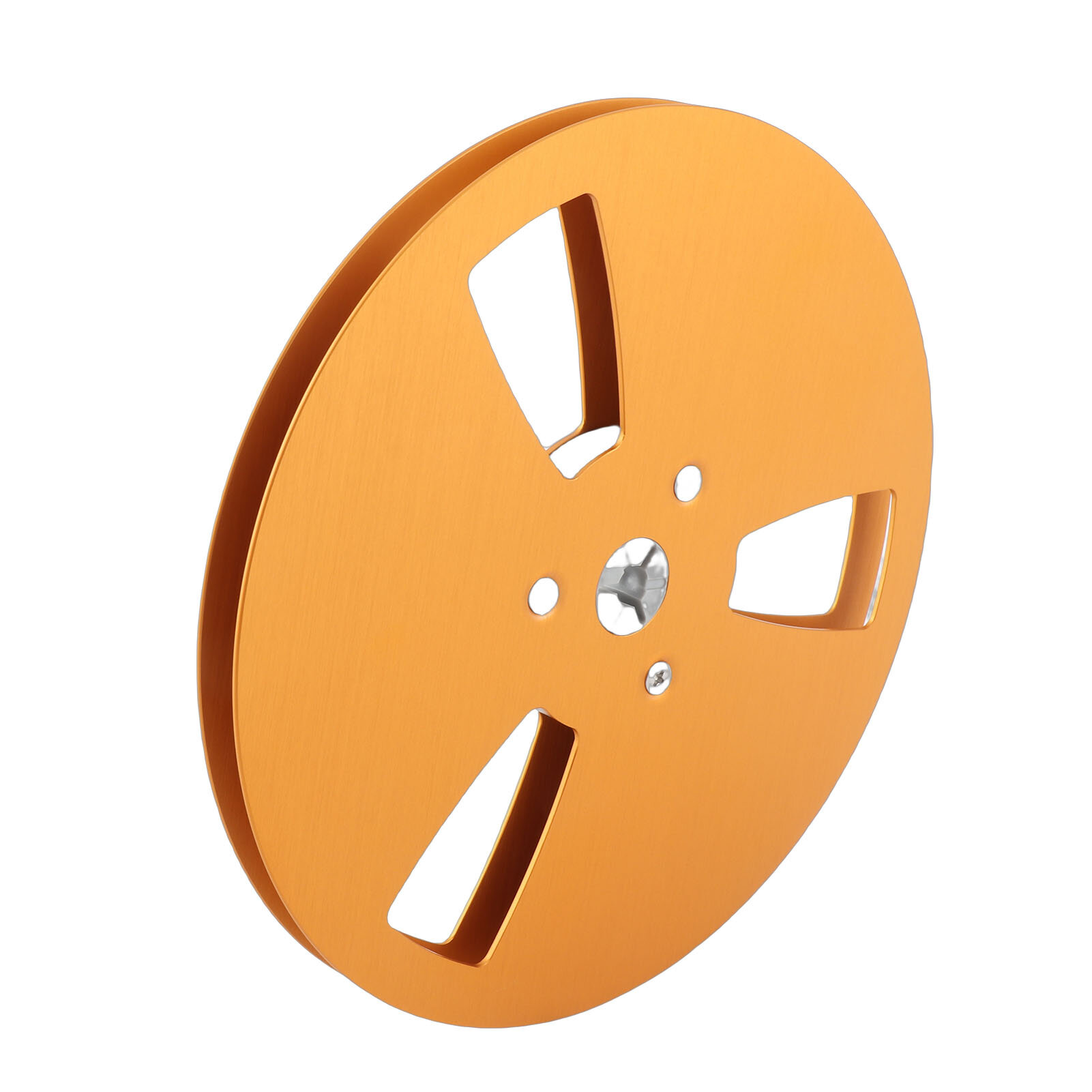 Катушка алюминиевая пустая 1/4/7" 3 отв. золото TEAC для открытой бобины