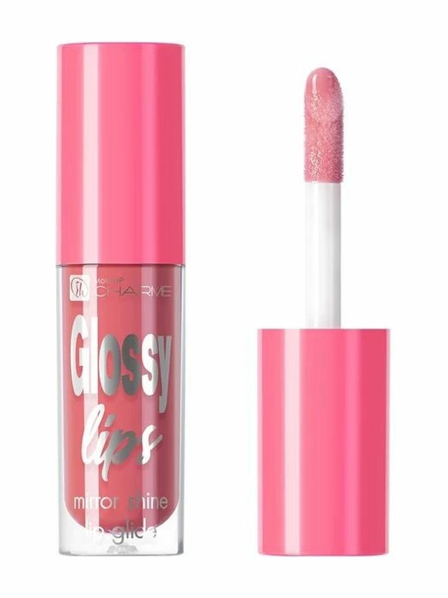 CHARME Глайд для губ Glossy Lip зеркальный, 4,8 г, 106 Натурально-розовый