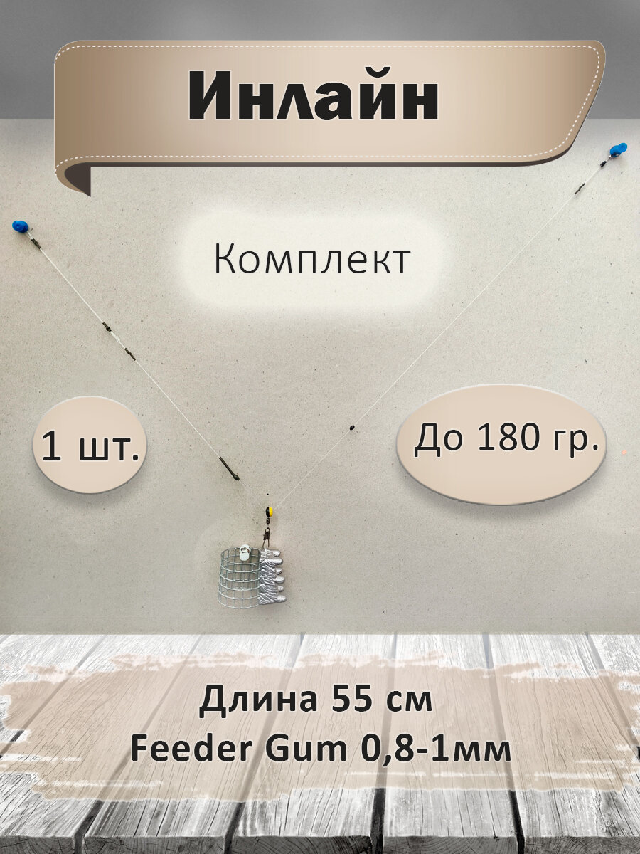 Инлайн/Фидерная оснастка/Монтаж для рыбалки