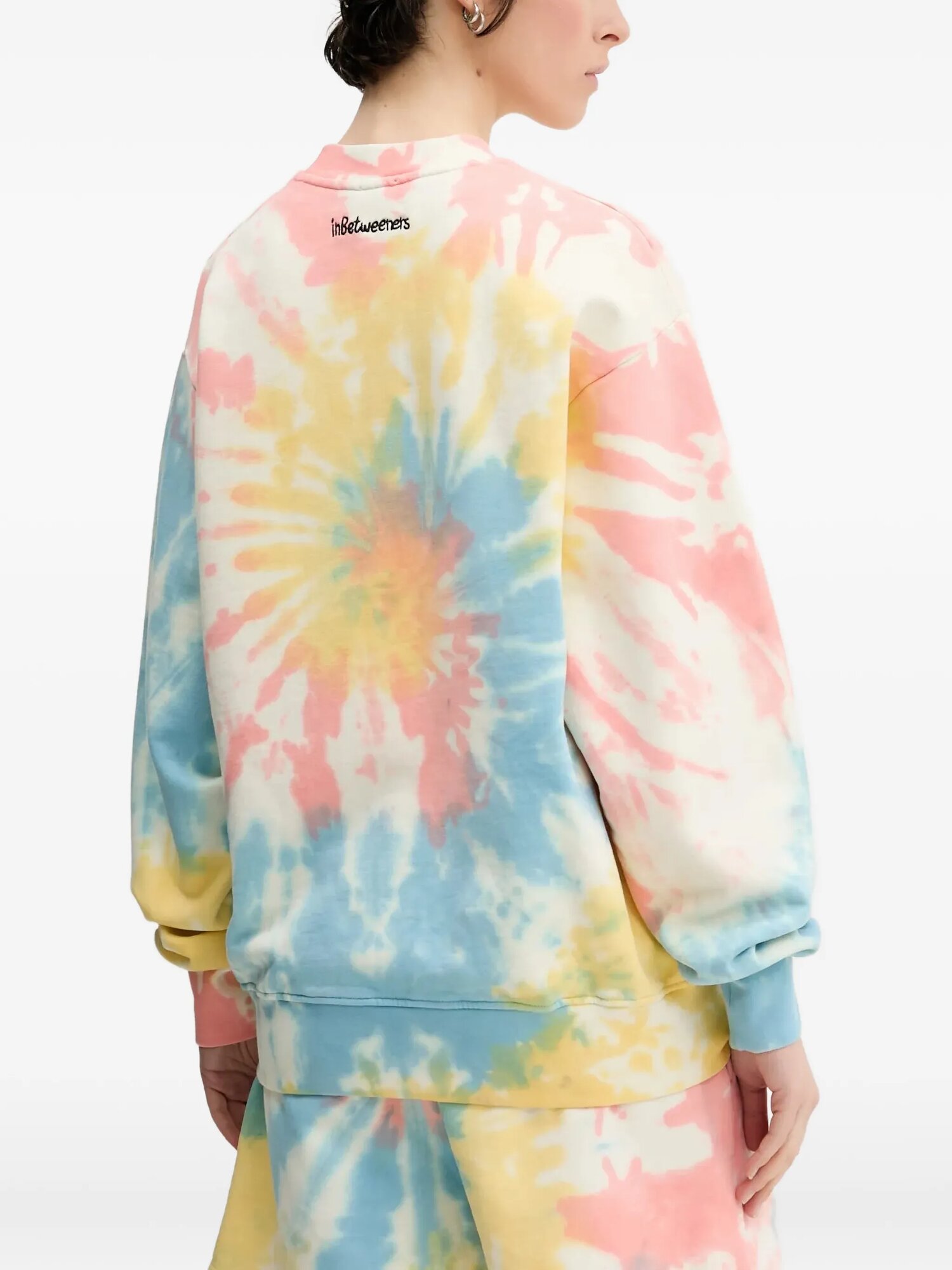 Толстовка inBetweeners Tie-dye graphic sweatshirt, размер 44, , светло-желтый — фото 1