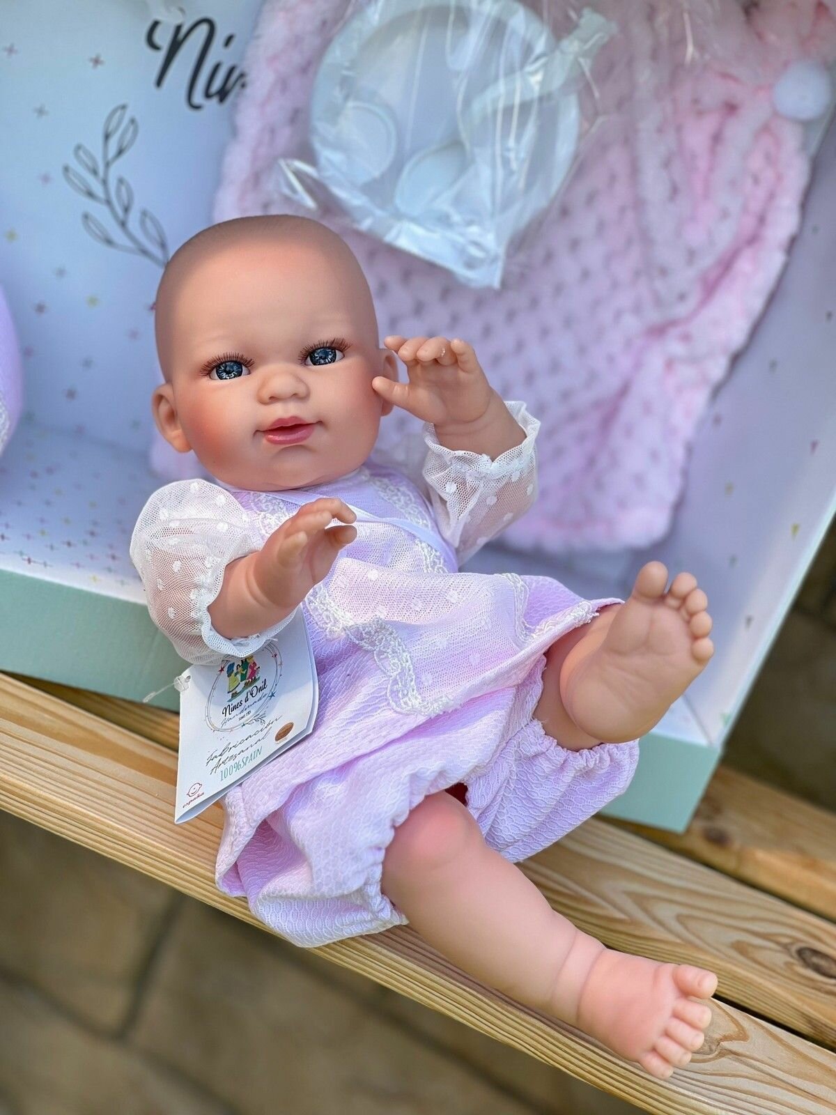 Кукла для девочки виниловая 37 см Ресьен Насидо (1422)