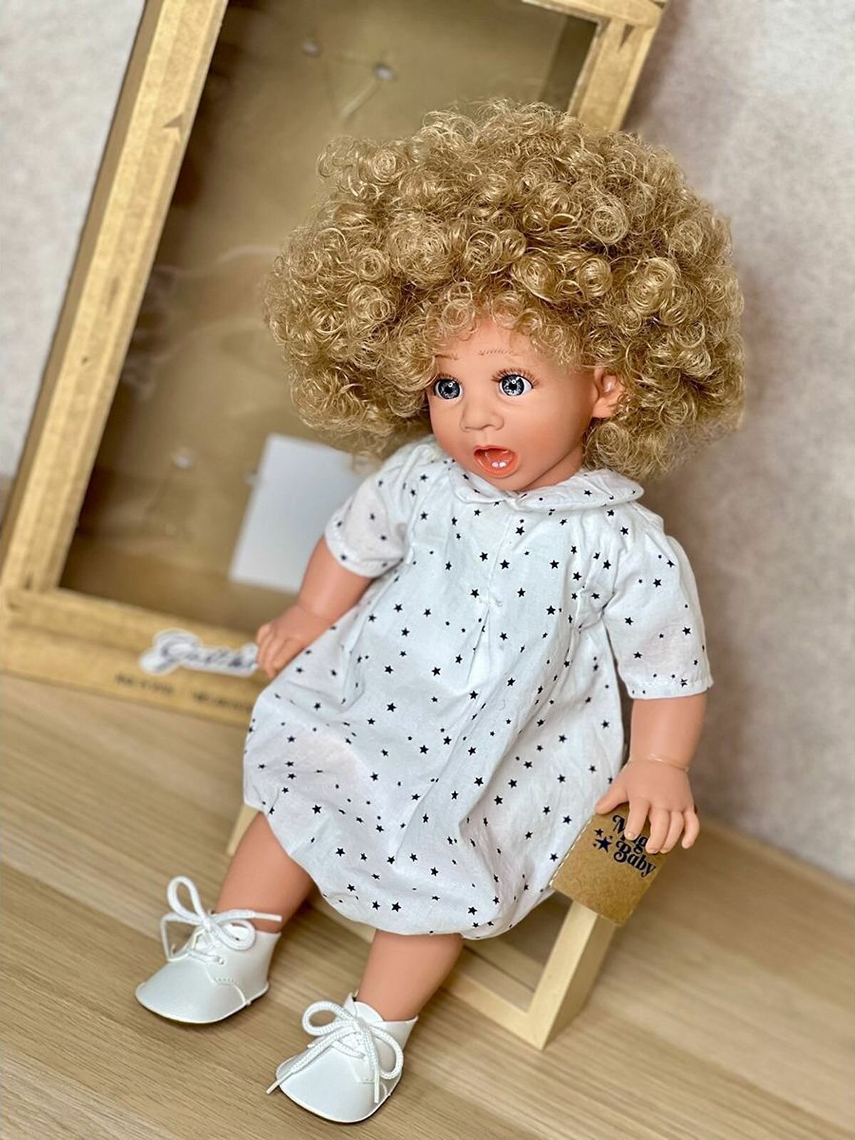 Кукла LAMAGIK мягконабивная 38 см Gestito