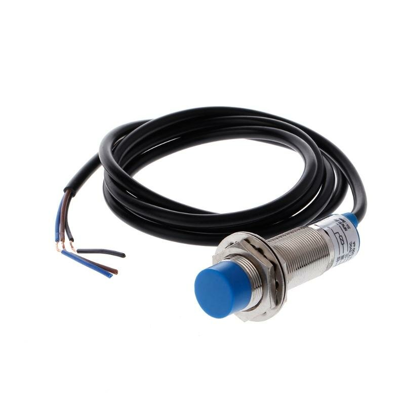 Индуктивный датчик приближения M18 8 мм NPN NO LJ18A3-8-Z/BX-5V, Серебро
