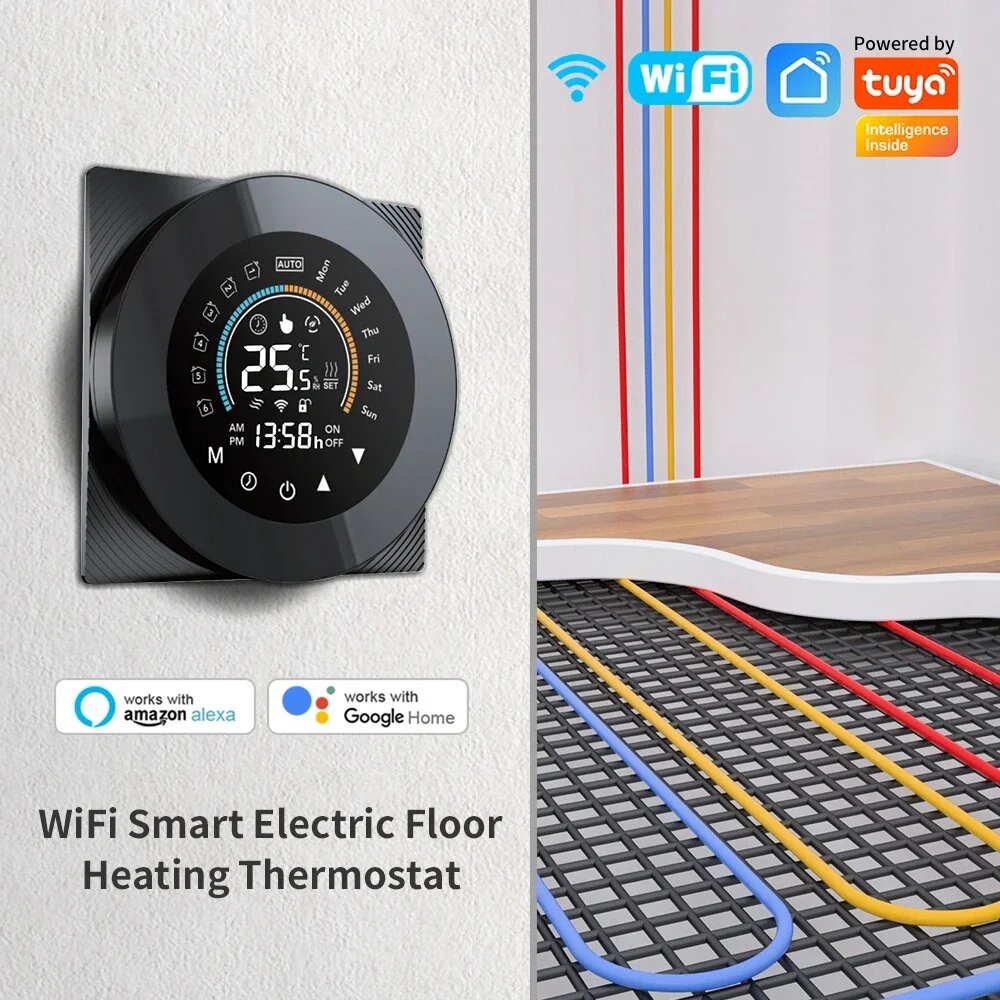 Tuya Smart Life Wi-Fi термостат для котлов и теплого пола WiFi ElectricHeating1