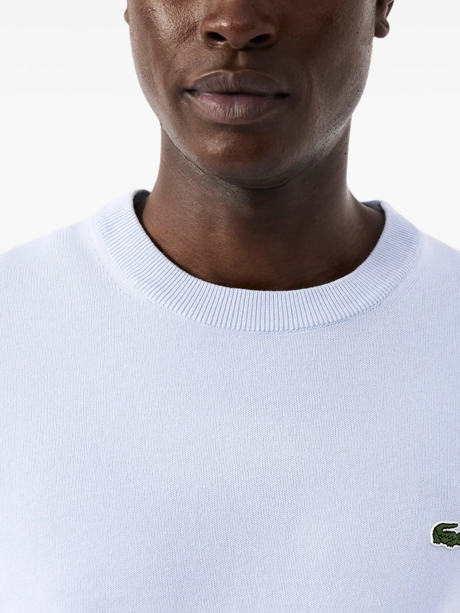 Свитер LACOSTE, размер 3XL, , синий — фото 1