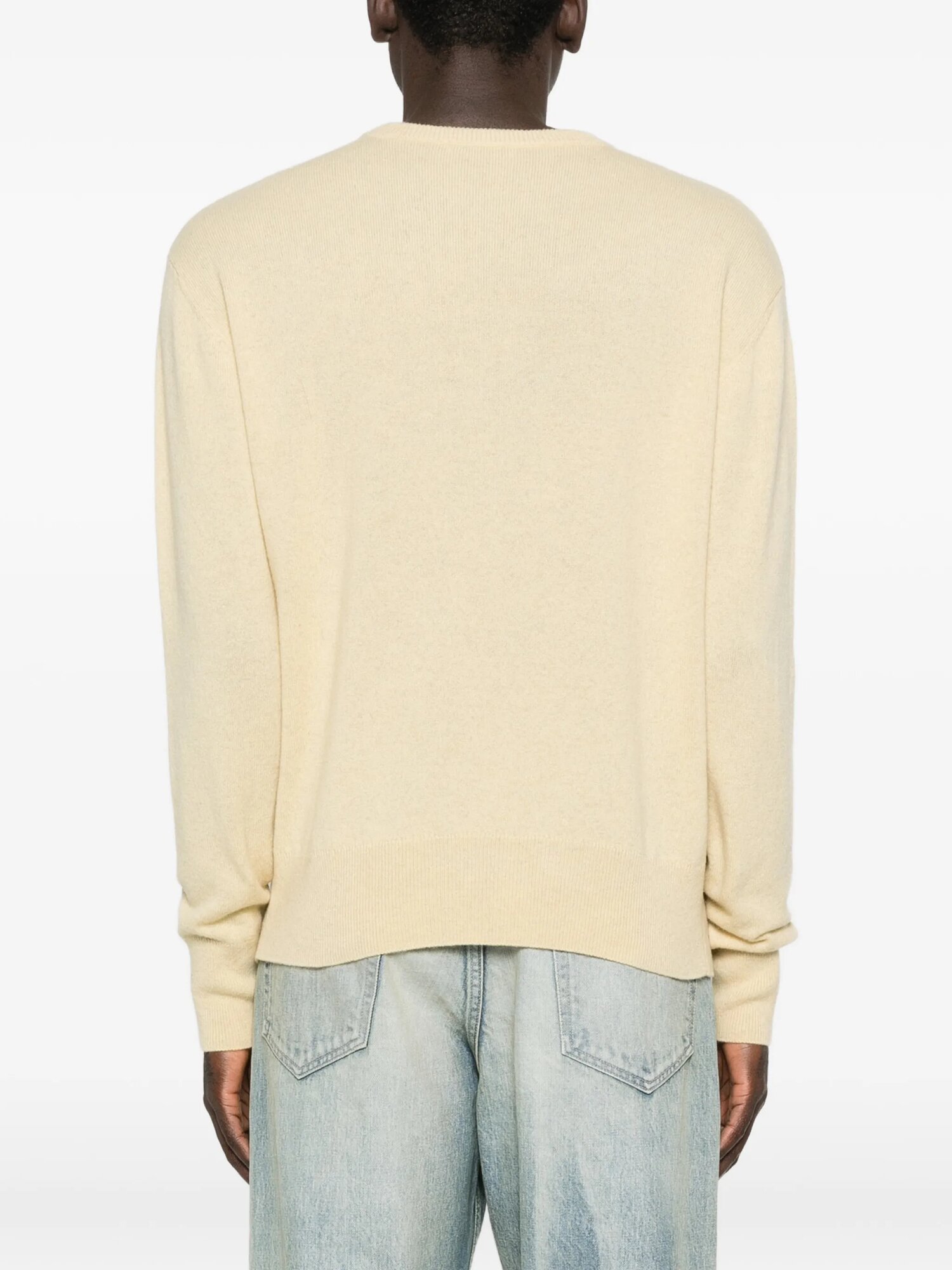 Свитер LEMAIRE Crew neck sweater, размер M, , Желтый — фото 1