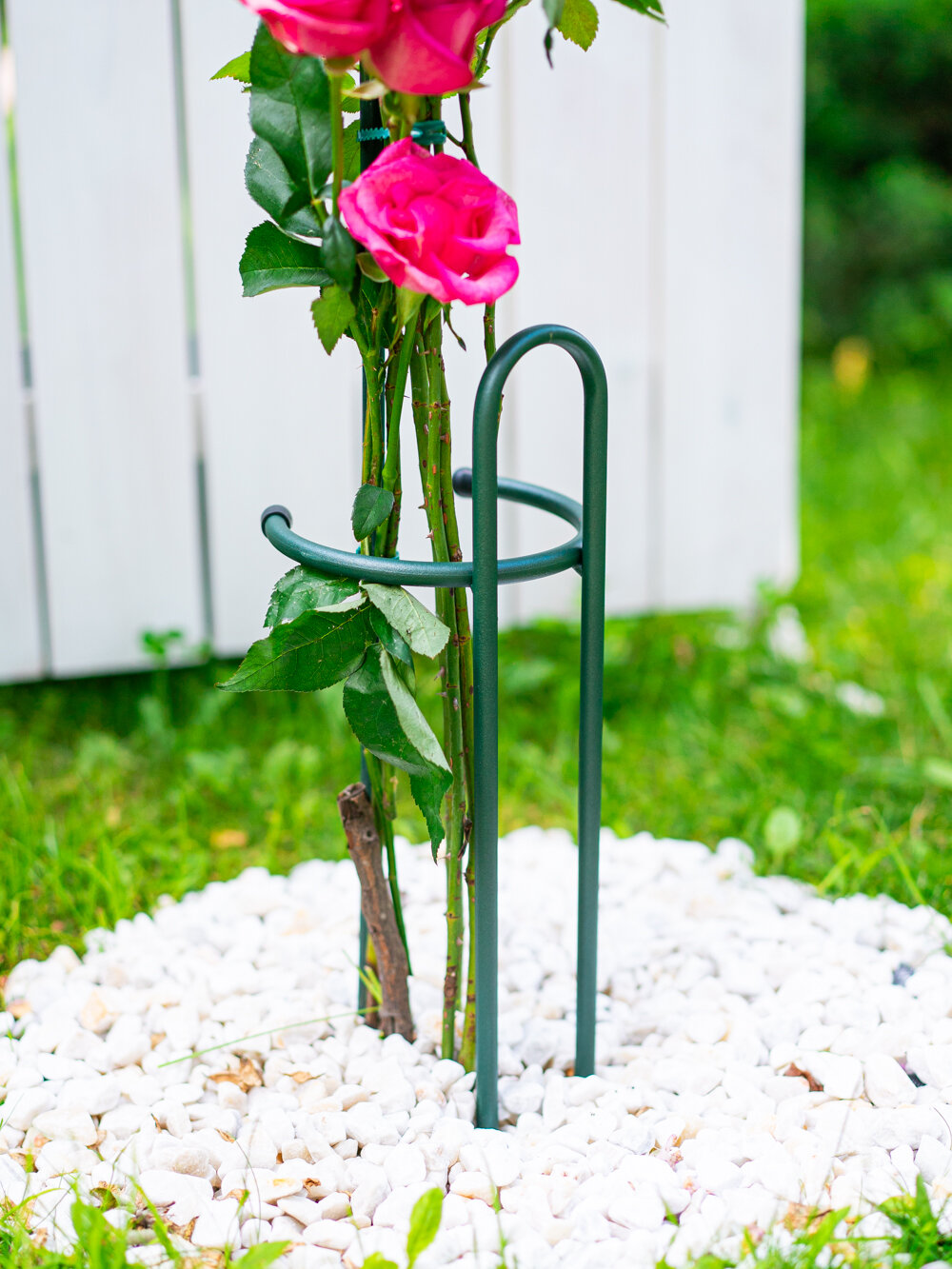 Опора для роз HITSAD 57-927Gr, металлическая, высота 50см, зеленая