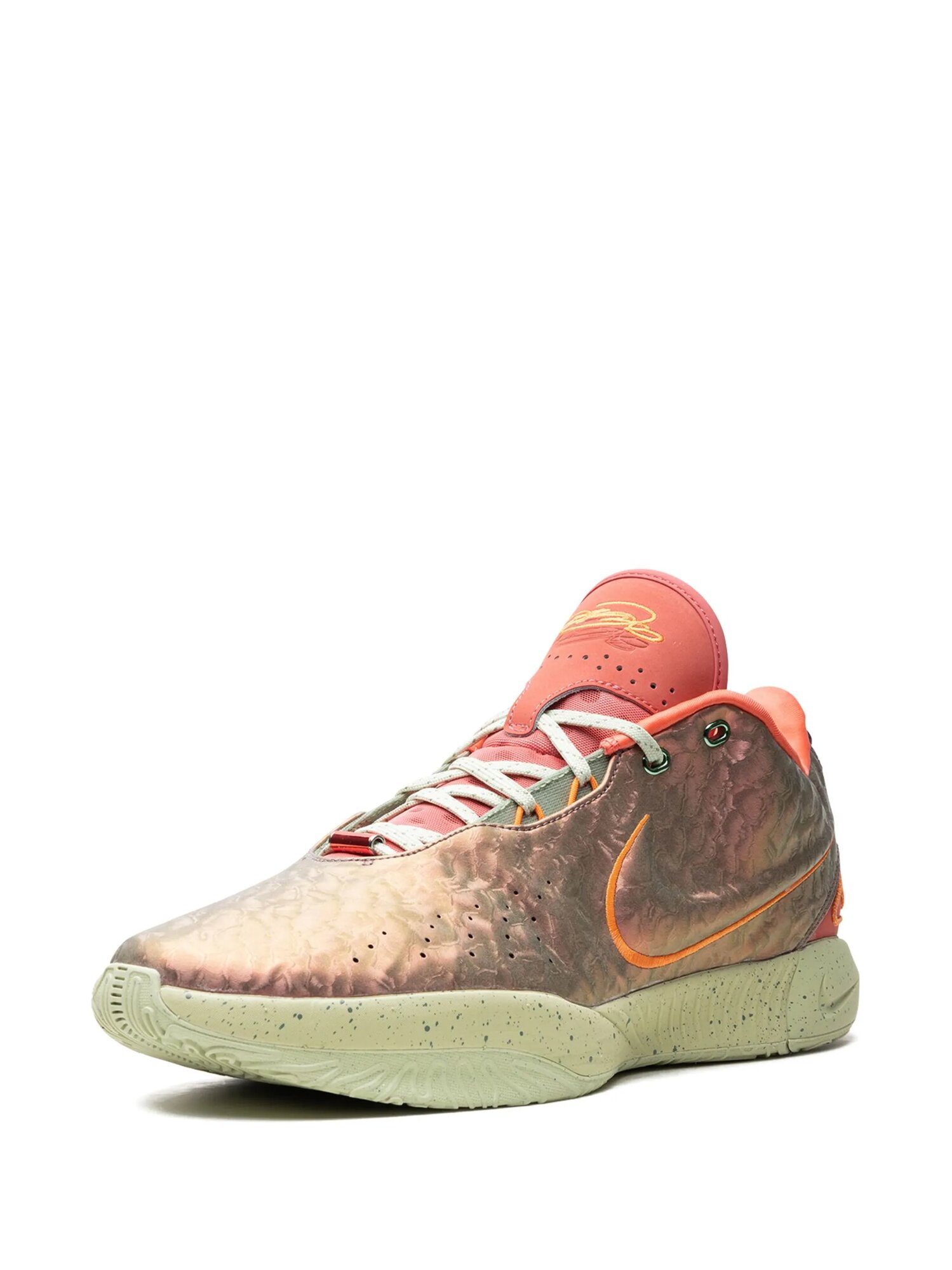 Кроссовки NIKE LeBron 21 Queen Conch, размер 8.5 US, оранжевый — фото 1
