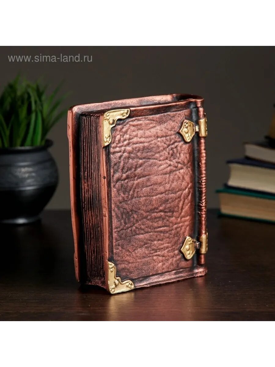 Стильная копилка в виде книги с изображением поэта