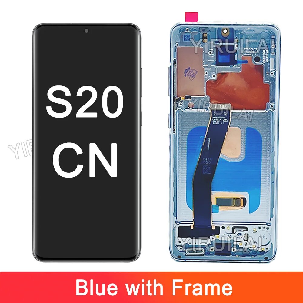 OLED-дисплей для Samsung Galaxy S20 G980F SM-G980B/DS G980F ЖК-дисплей с сенсорным экраном и рамкой для Samsung S20 4G LCD