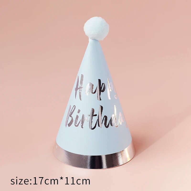 Бумажные шапки-короны для детского праздника style 24