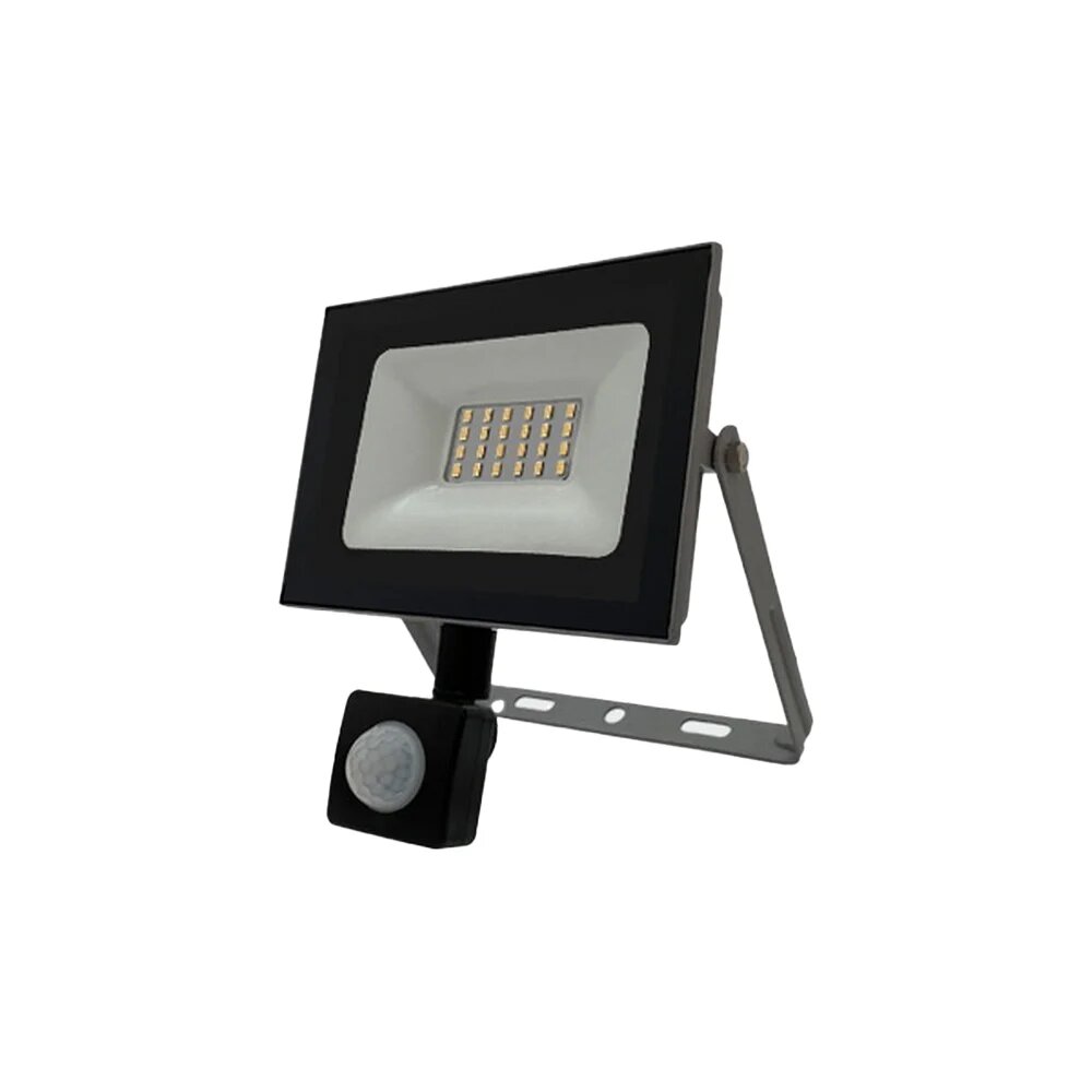 Прожектор FL-LED Light-PAD SENSOR 10W Grey 4200К 850Лм 10Вт AC220-240В 122x150x45мм 250г с датчиком