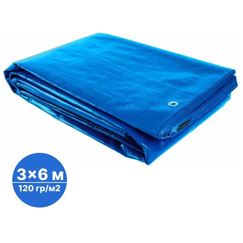 Тент тарпаулин без утеплителя Sebmet 3x6 м (120 г/м. кв), (18 м²) TD079012036Т