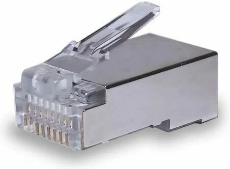 Коннекторы Suprlan 8P8C, компьютерные разъемы, F-UTP категория 5e, RJ-45, 100 шт