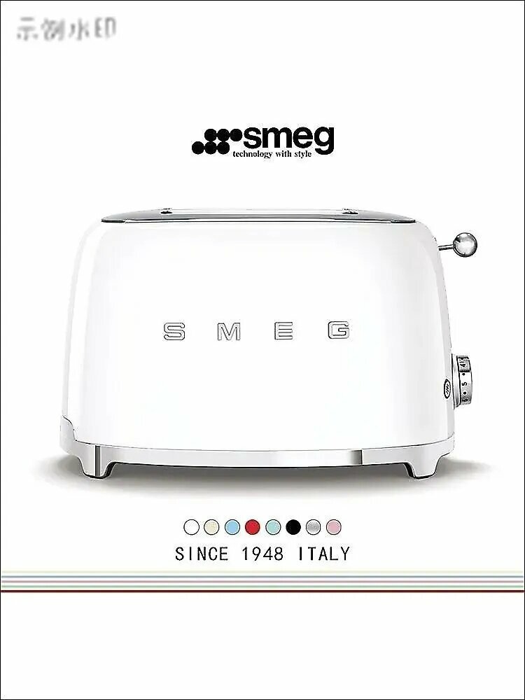 Smeg Тостер NHNMBJ_T 950 Вт тостов - 2, белый