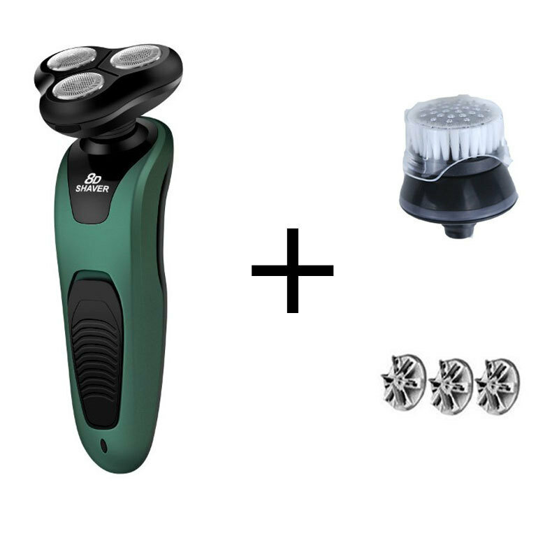 8D бритва многофункциональная мужская 3-в-1 электрическая бритва для всего тела, моющаяся, с USB зарядкой для автомобиля, триммер для бороды