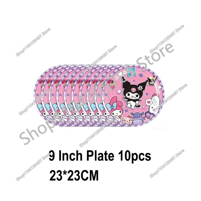 Набор фольгированных воздушных шаров с мультяшными персонажами Sanrio: Куроми, Май Мелоди, Коричная собачка, Hello Kitty. Игрушка для украшения детского дня рождения.