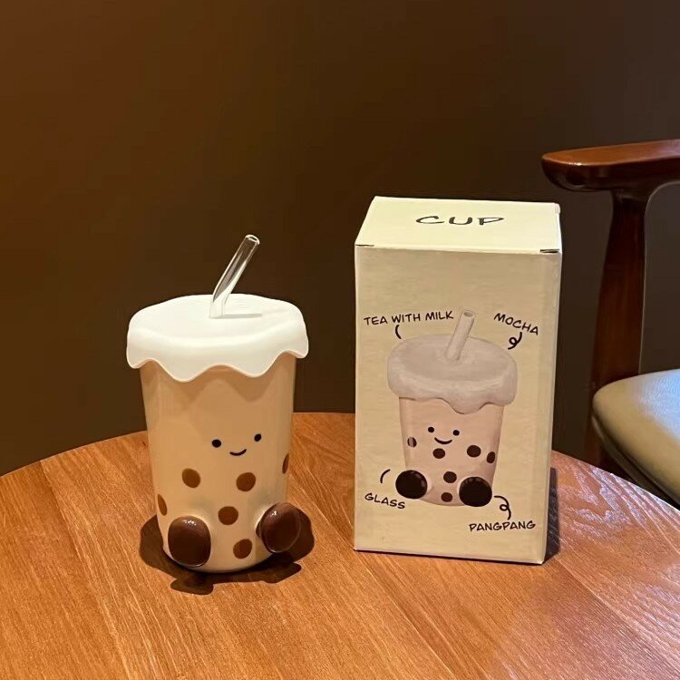 Та же модель пухлой керамической миски с ручной росписью подглазурным декором, милая и уникальная миска для рамена, пухлая керамическая салатница.