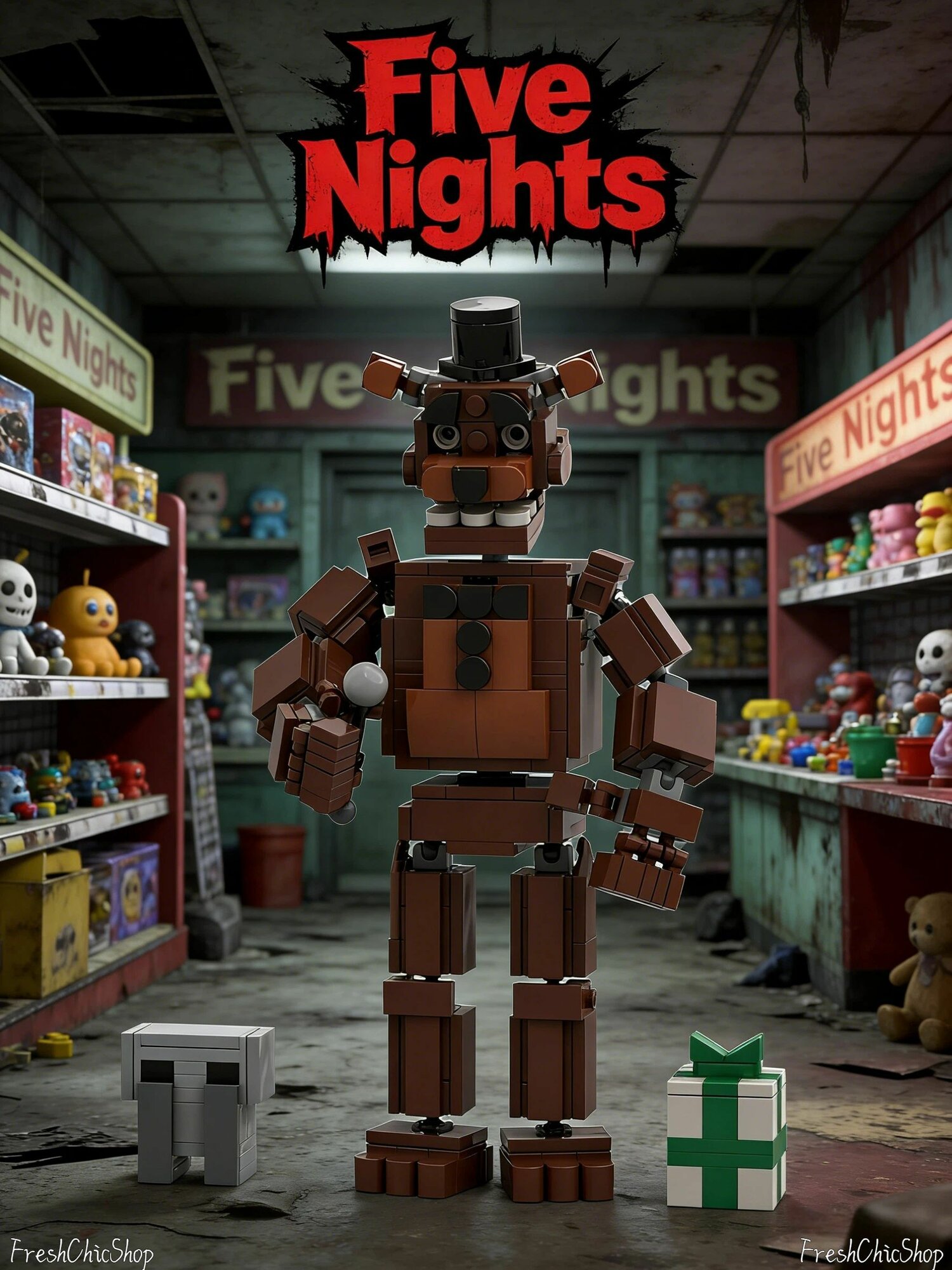 Набор минифигурок Пять ночей с Фредди - Five Nights at Freddy's