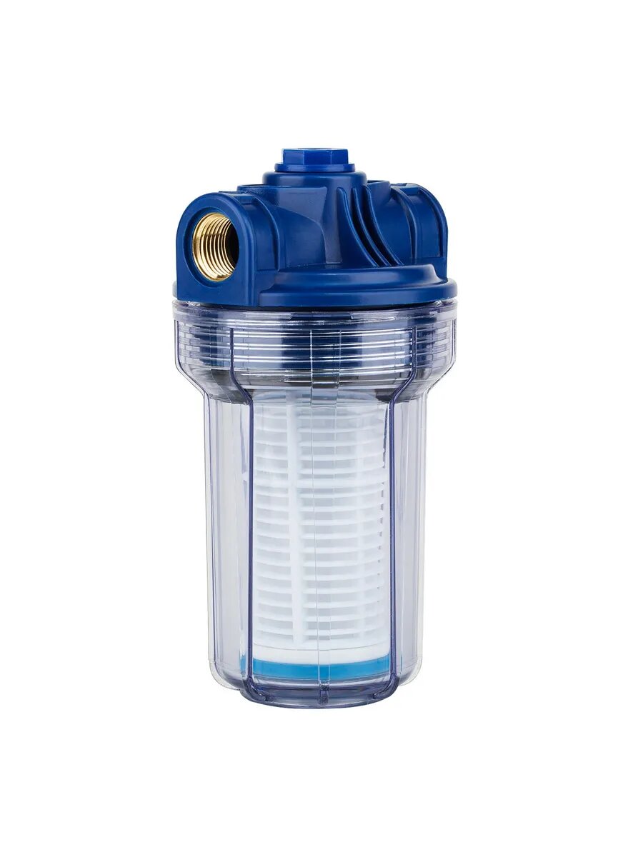Колба с картриджным фильтром Aqua Viva, на электрод, прозрачная, с крышкой