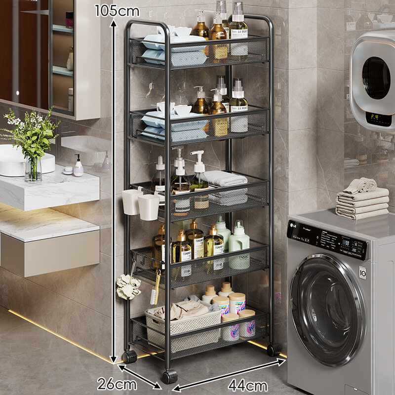Стеллаж для хранения в ванной, напольный многоярусный стеллаж для хранения, стеллаж для хранения стирального порошка рядом с стиральной машиной