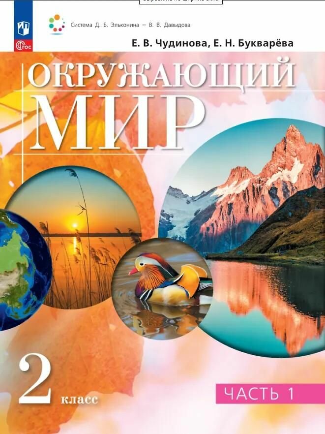 Учебное пособие Просвещение Окружающий мир. 2 класс. В 2 частях. Часть 1. ФГОС 2021. 2025 год, Е. Чудинова