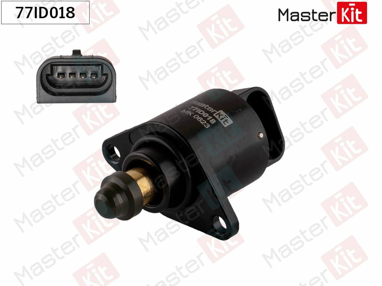 Регулятор холостого хода Citroen C3 IISC 09-Peugeot 2062E/K2A/C3073A/C 98- MasterKit 77ID018
